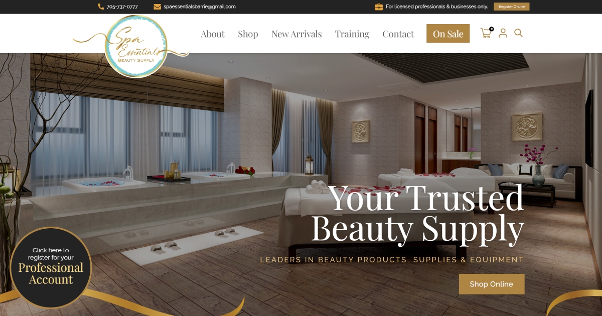 How to Order - Spa Essentials