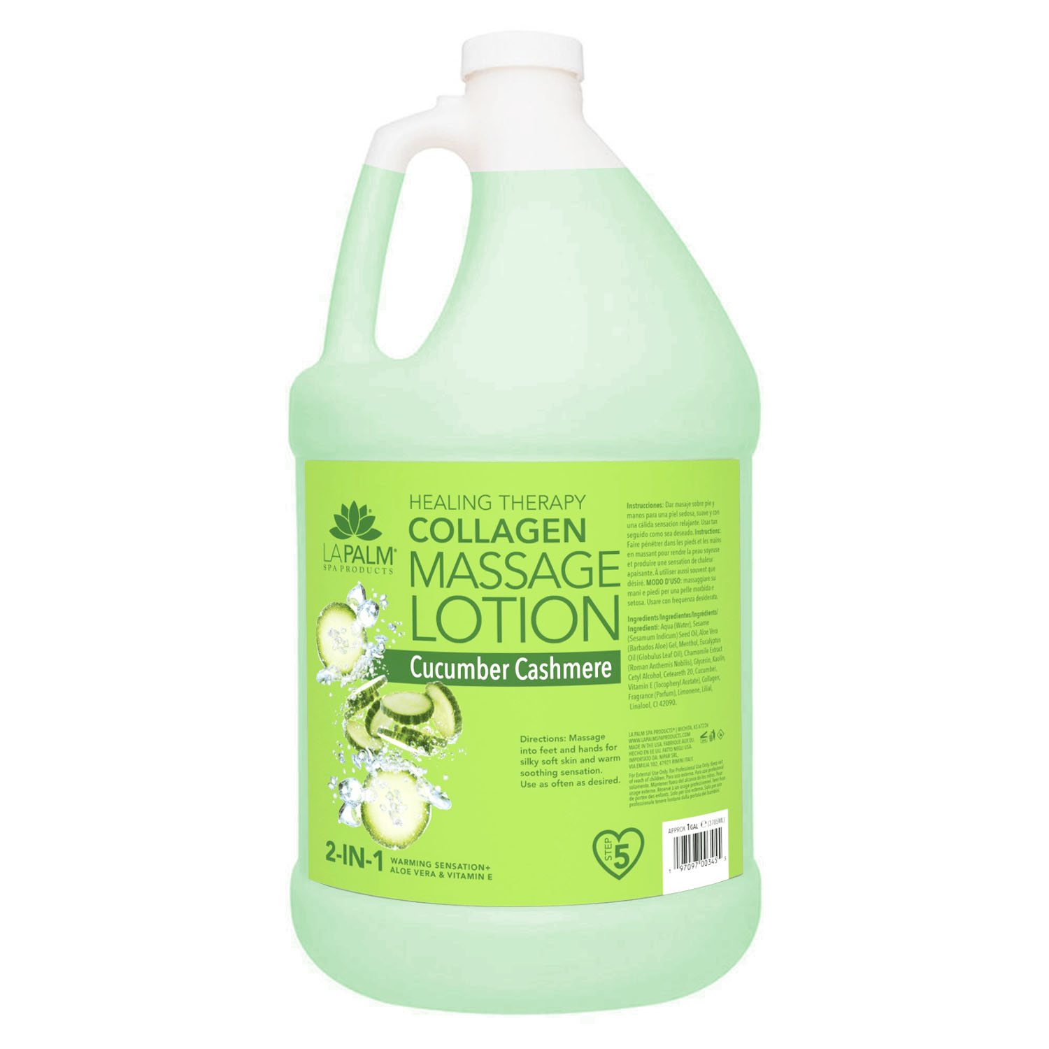 La Palm Healing Lotion Cucumber Cashmere - Spa Essentials